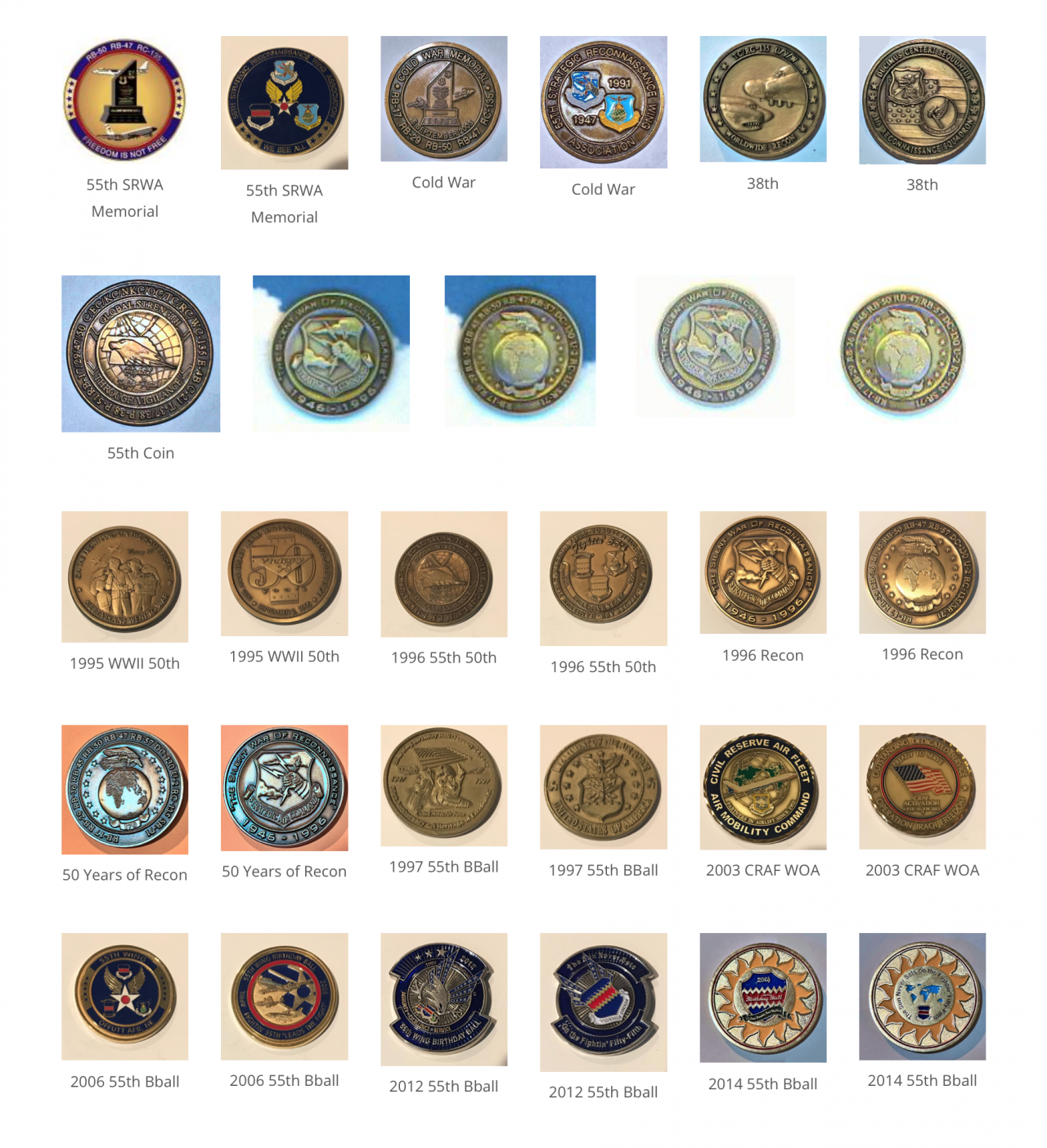 Coins | 55th Wing Association